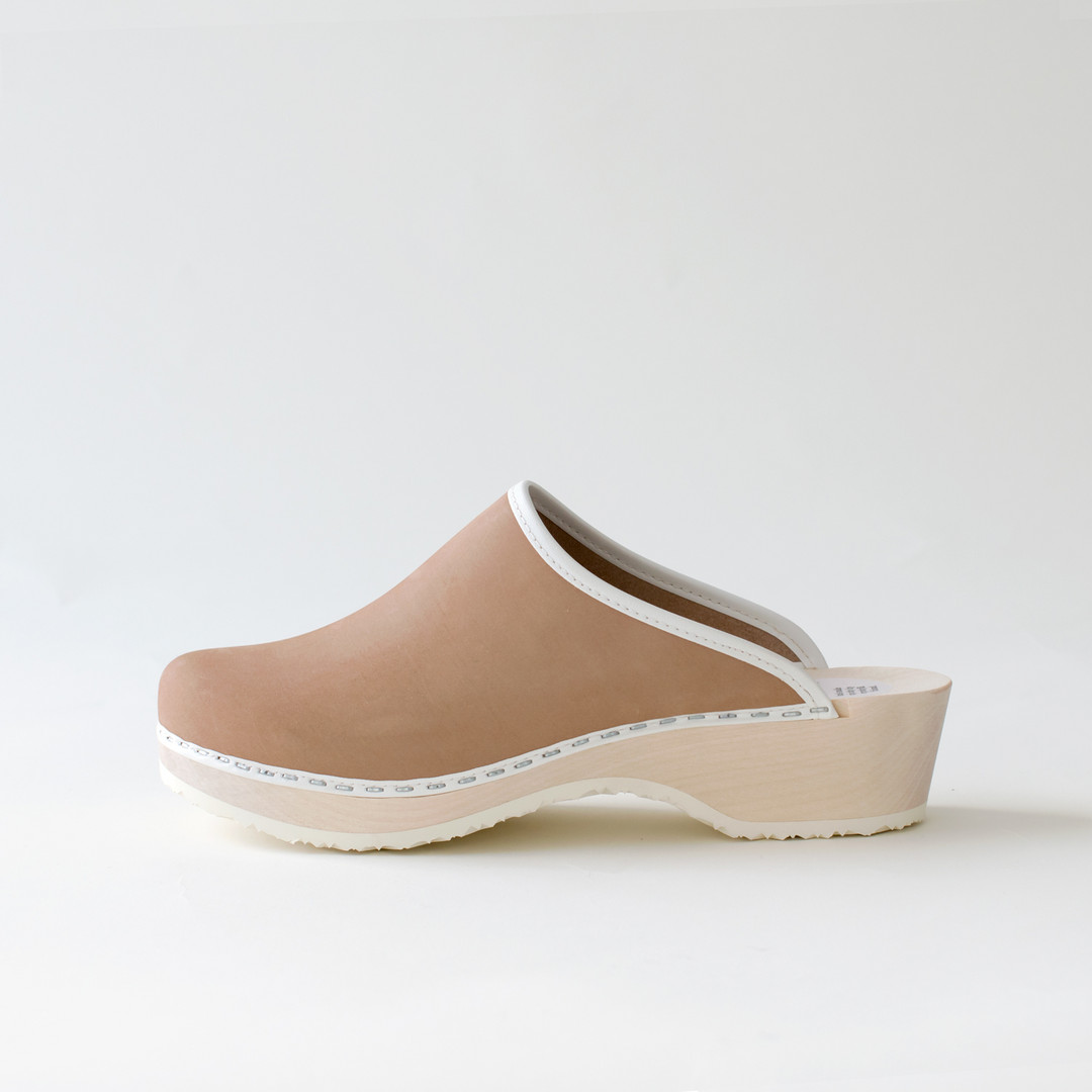 Clogs, latte (nubuck) - Talla