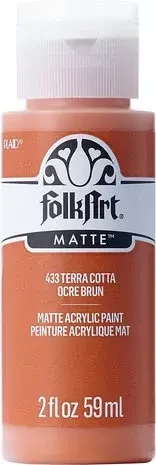 Matta akryylimaali oranssi - FolkArt Matte - Terra Cotta 59 ml ...