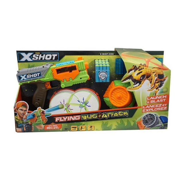 X-Shot Flying Bug Attack Swarm Seeker blaster - alemaa.fi