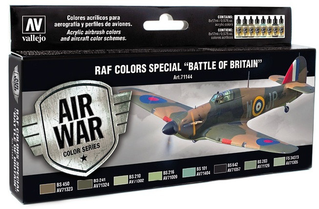 RAF Colors Special "Battle Of Britain", maalisetti - Mallisto