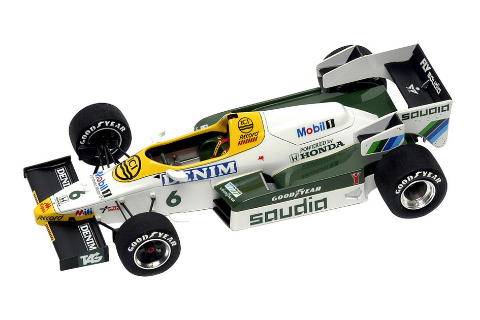 Williams Honda FW09 USA/Dallas 1984, pienoismalli, koottava ...