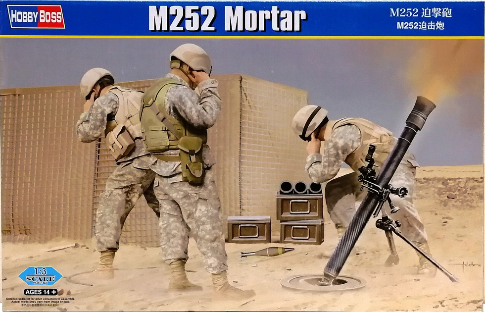 M252 Mortar, pienoismalli, rakennussarja - Mallisto