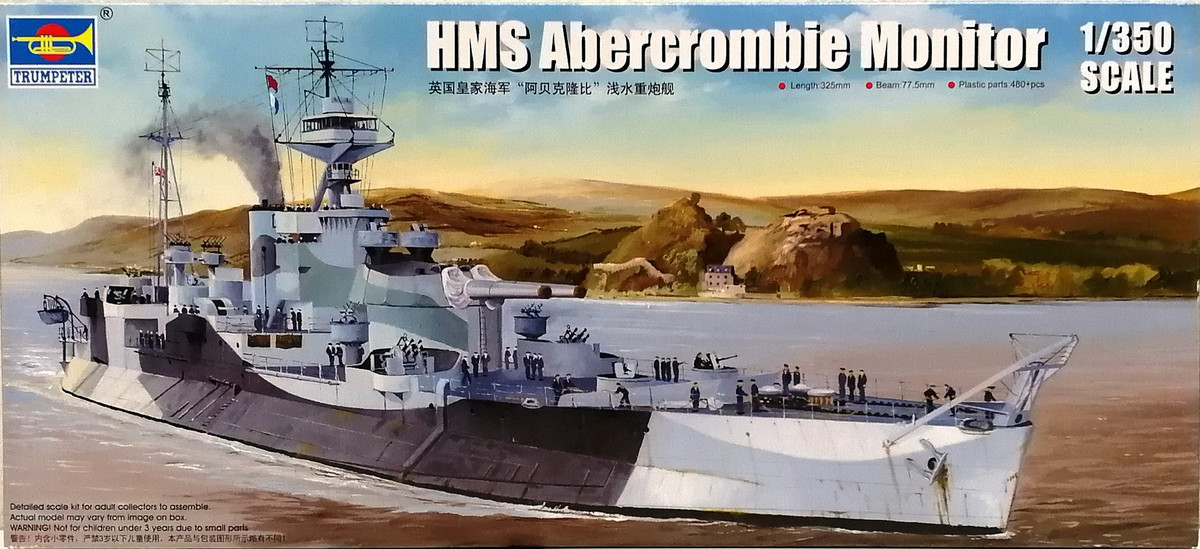 HMS Abercrombie Monitor, pienoismalli, rakennussarja - Mallisto