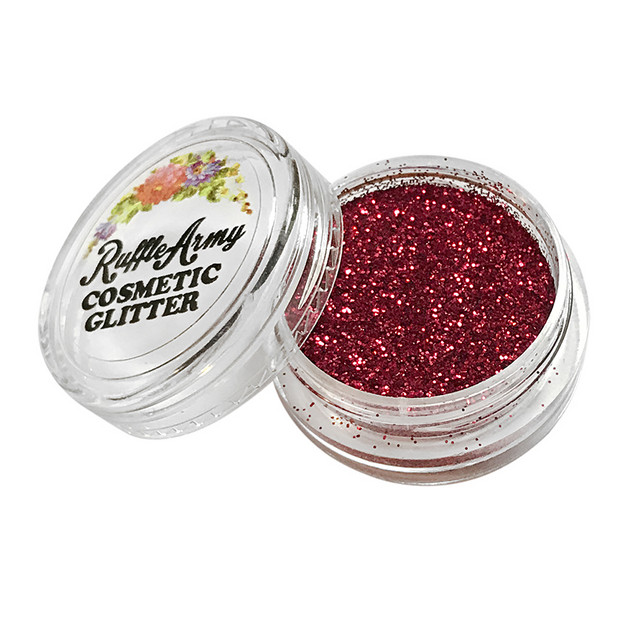 Ruby RED glitter - Glittershop.fi