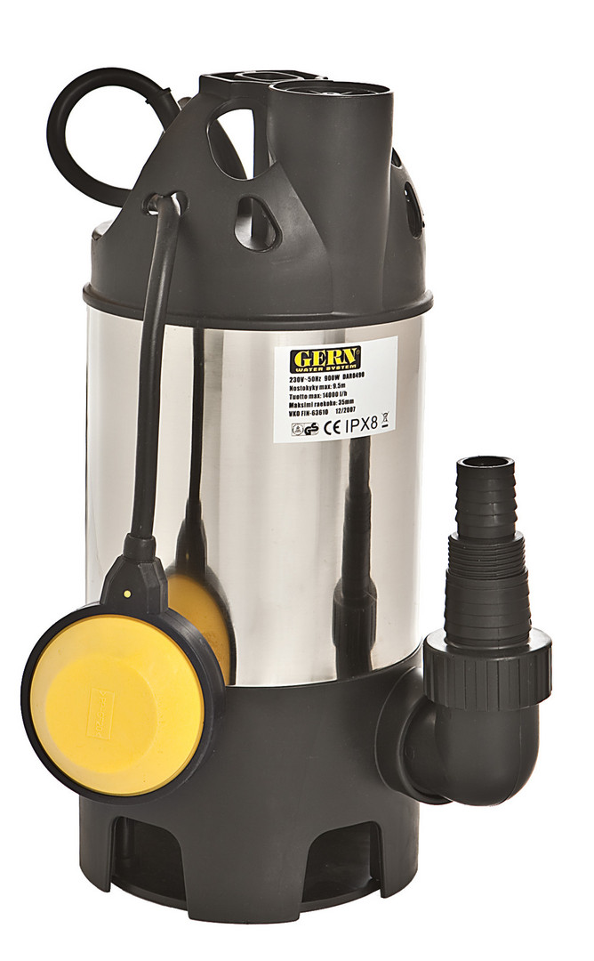 Uppopumppu Gern Water System 900W likavedelle RST - DAR0490 - X-Rauta.fi