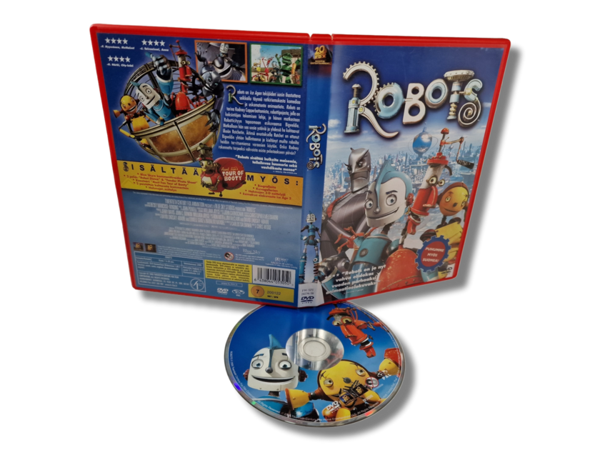 Lasten DVD -elokuva (Robots) K7 - Salamakauppa