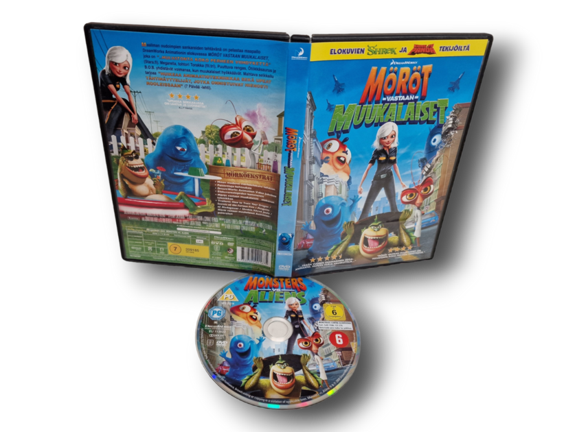 Lasten DVD -elokuva (Möröt vastaan Muukalaiset) K7 - Salamakauppa