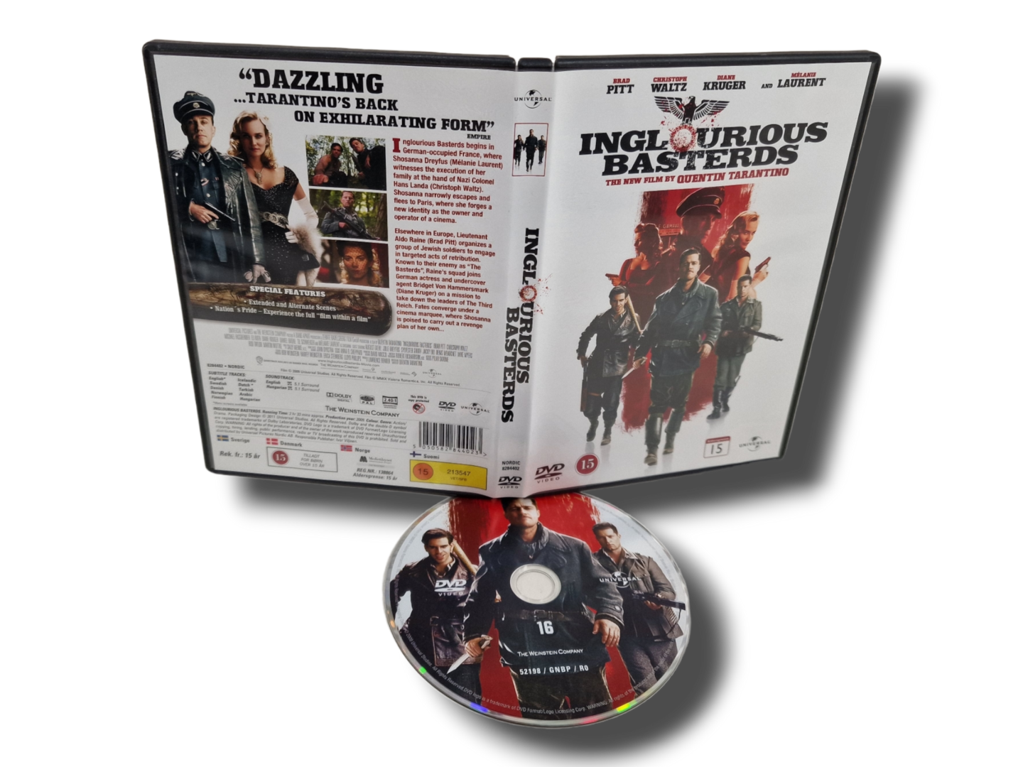 DVD -elokuva (Inglourious Bastards) K16 - Salamakauppa