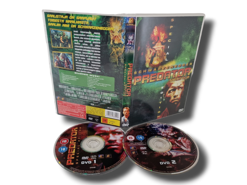 DVD -elokuva (Predator - Saalistaja) K18 - Salamakauppa