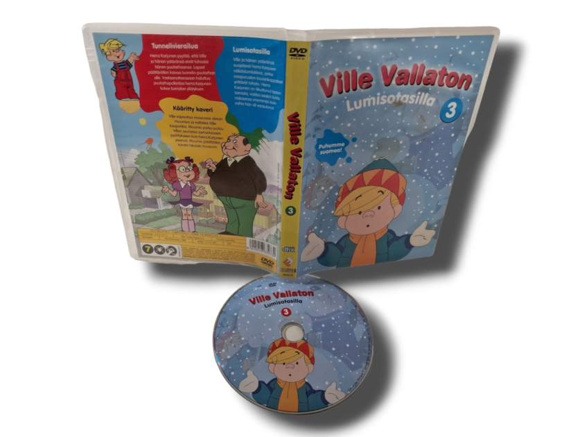 Lasten DVD -elokuva (Ville Vallaton 3 - Kumisotasilla) K7 - Salamakauppa