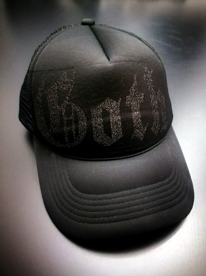 Goth trucker cap - Horror-Shop verkkokauppa