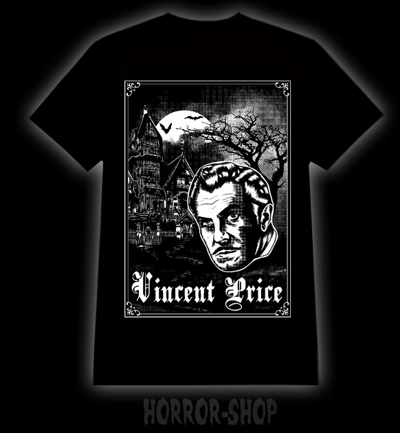 Vincent Price - T-shirt - Horror-Shop verkkokauppa