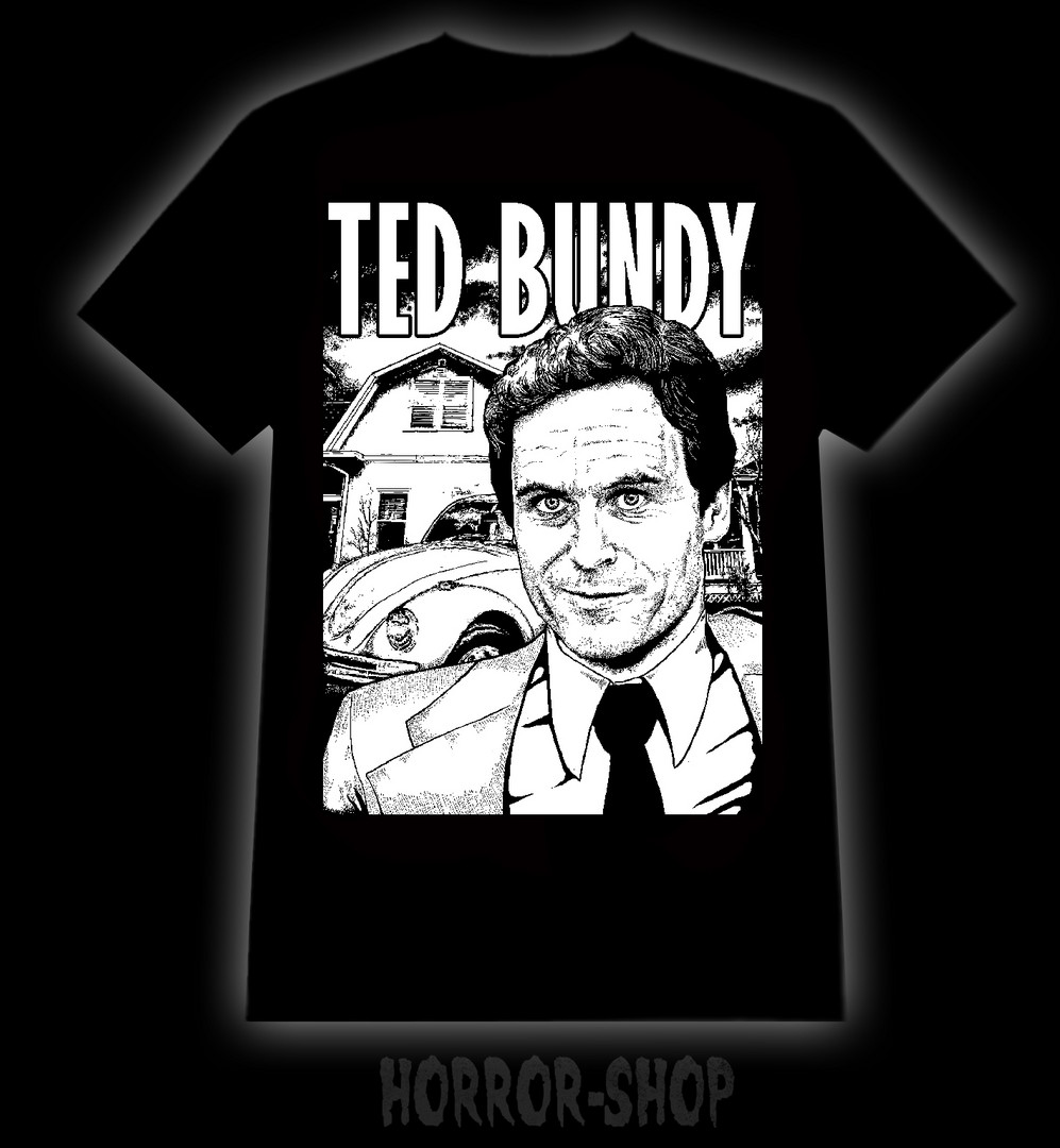 Ted Bundy t-shirt and Ladyfit - Horror-Shop verkkokauppa
