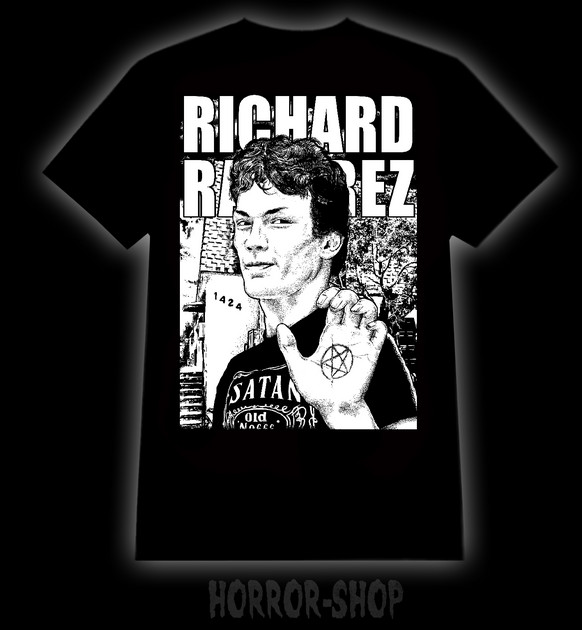 Richard Ramirez t-shirt and Ladyfit - Horror-Shop verkkokauppa