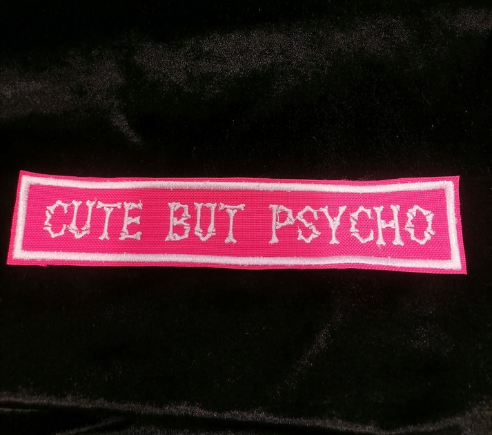 Cute but psycho patch - Horror-Shop verkkokauppa