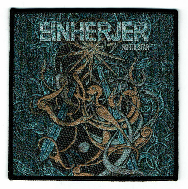 Einherjer north star Patch - Horror-Shop verkkokauppa