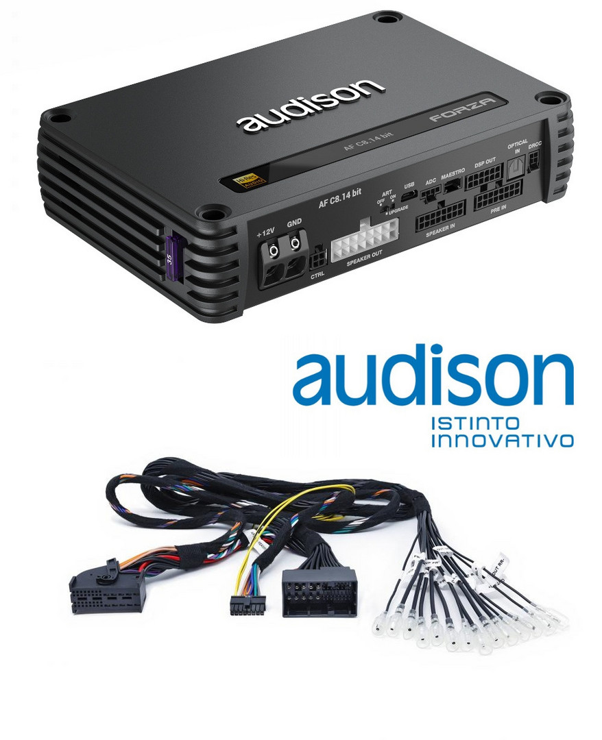 Audison Forza ID7 perusaudion ja HiFi 676 vahvistimen päivityspaketti ...