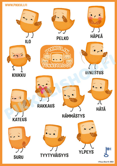 Pikkulin tunnejuliste A4 - Pikkuli-shop