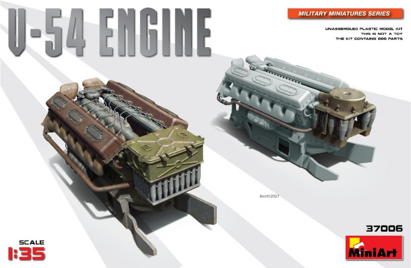 V-54 Engine for T-54 Series Tanks 1/35