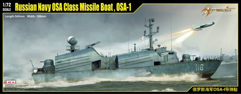 Russian Navy OSA Class Missile Boat, OSA1 1/72