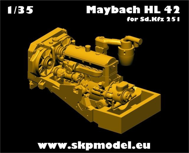 Engine for SdKfz 251 (AFV Club Kit)