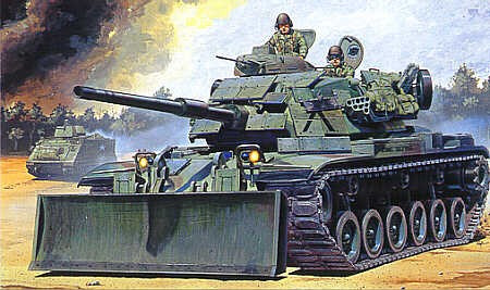 USMC M60-A1 with M9 Dozer Blade