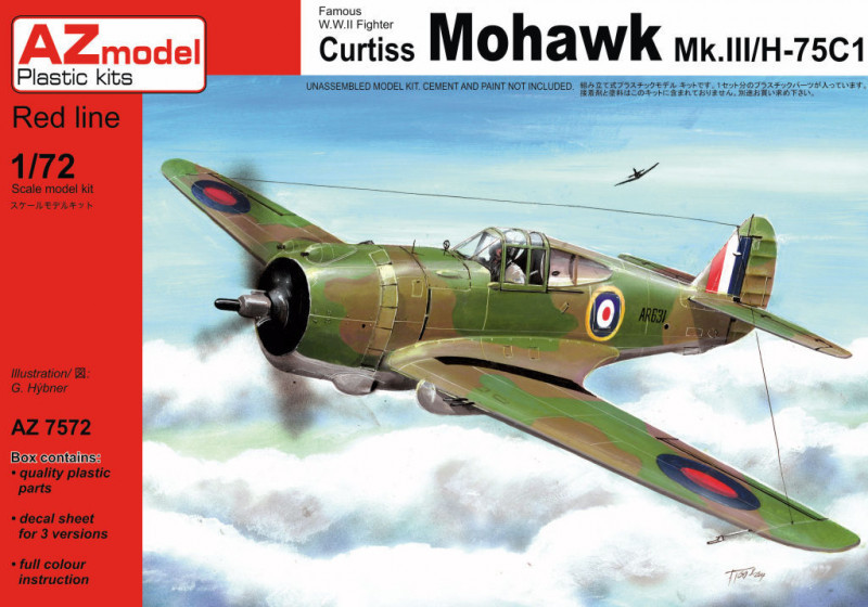 Curtiss Mohawk Mk.III/H-75C1 1/72