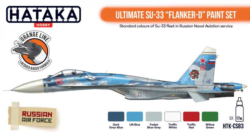 Ultimate SU-33 ”Flanker-D” Paint Set