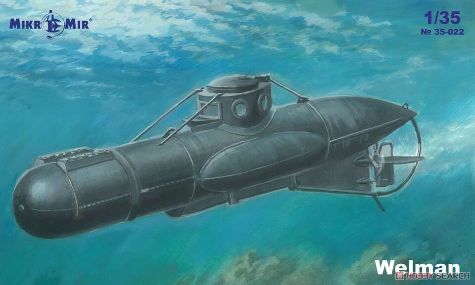 Welman (W10) One Man British Midget Submarine 1/35