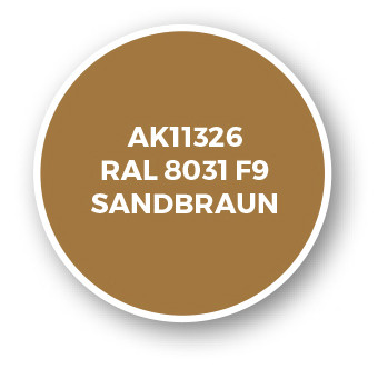 RAL 8031 F9 Sandbraun