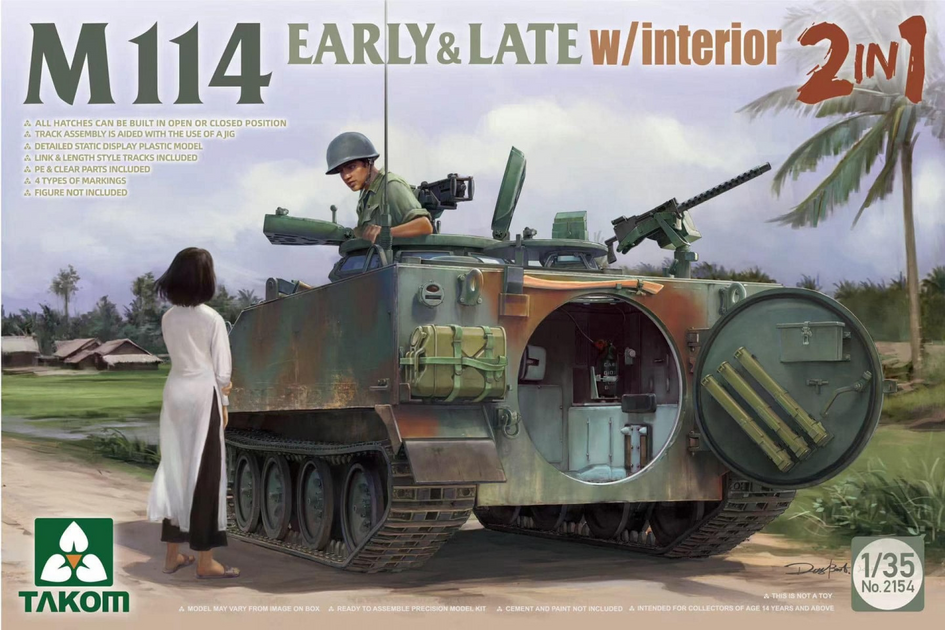 M114 APC Early & Late with Interior (2in1) 1/35