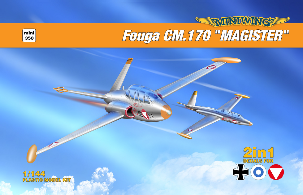 Fouga CM.170 Magister ( 2 Full Kits) Suomitunnukset 1/144