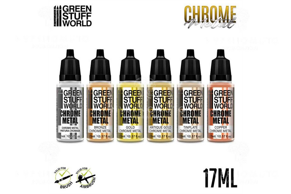 Chrome Paint Set (Box of 6 colors)