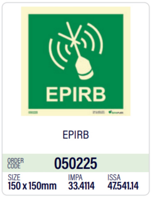 Navigation guide EPIRB - Evacuation and first aid - Imo signs - Toprima ...