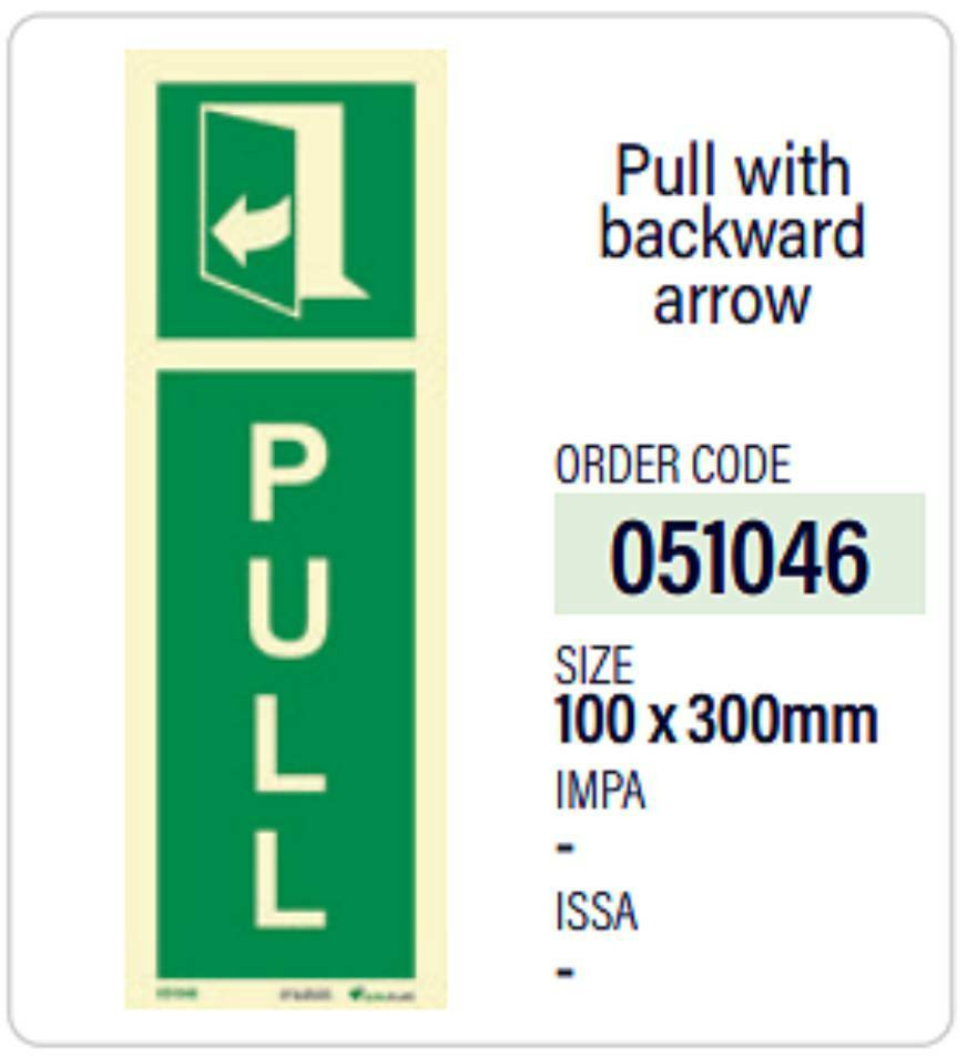 Pull with backward arrow - Safety signs - Imo signs - Imomerkit.fi ...
