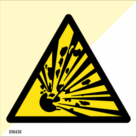 Explosive Risk - Hazard signs - Imo signs - Imomerkit.fi - IMOMERKIT