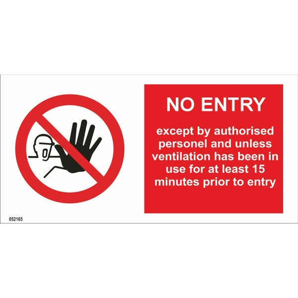 No entry except by authorised personel... - Prohibition signs - Imo ...
