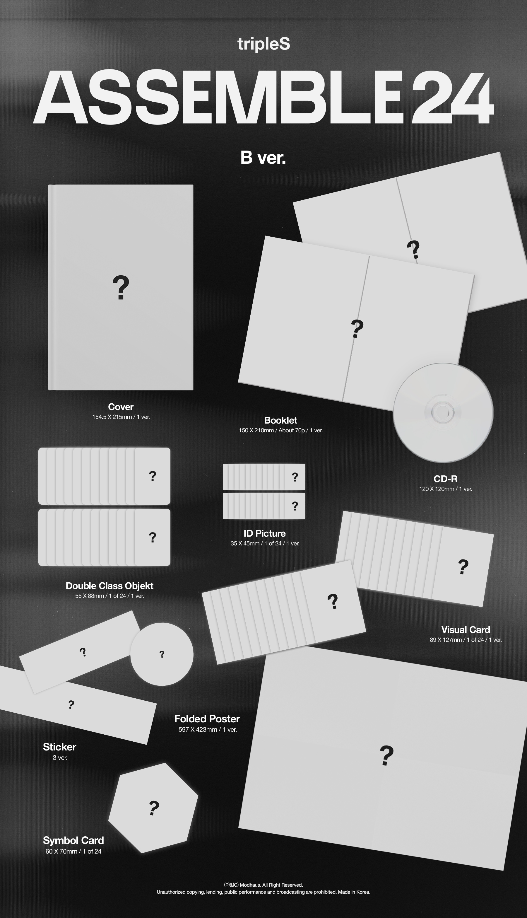 TRIPLES - ASSEMBLE24 (1ST ALBUM) – ONNIGOM