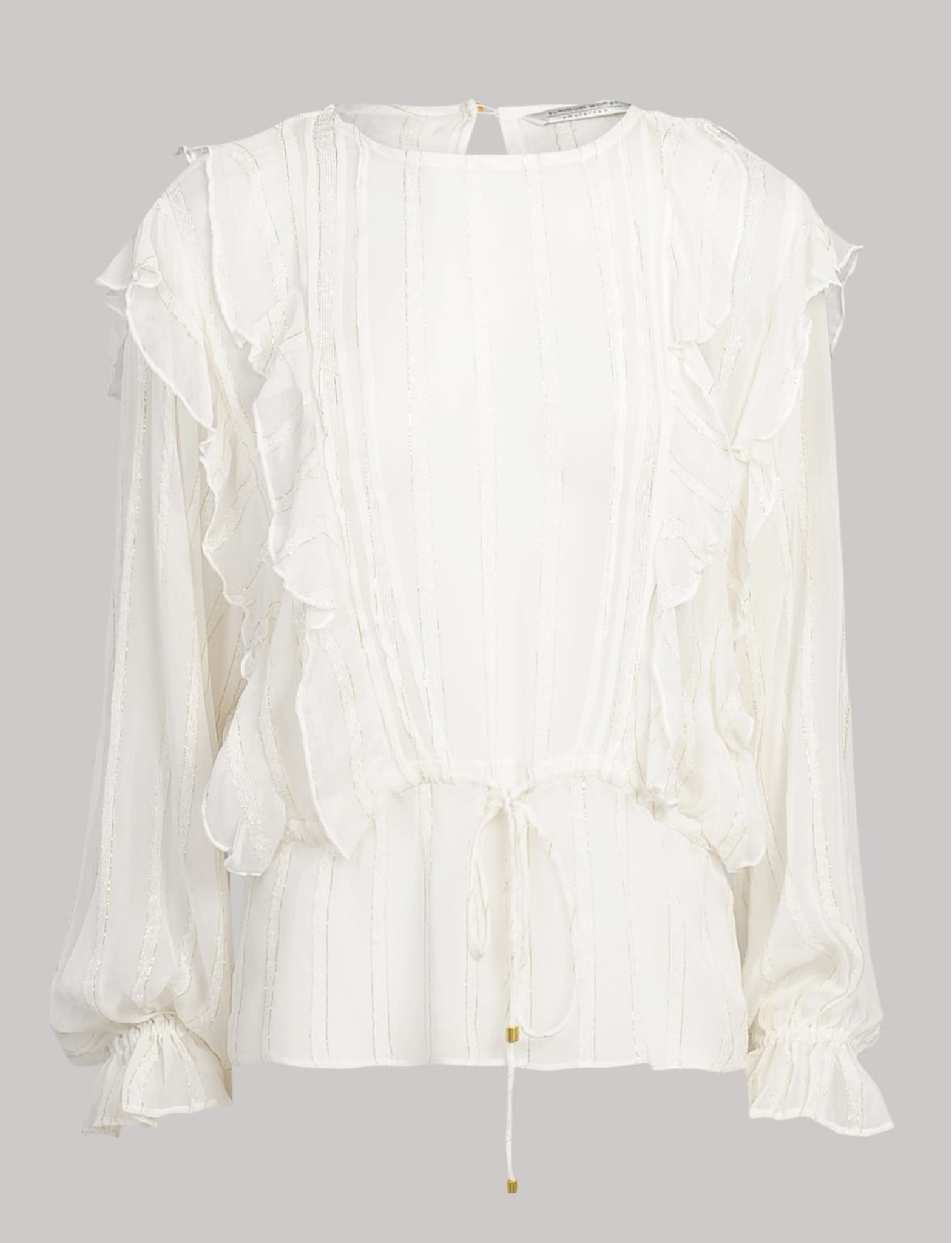 Summum Woman Ruffle Top Shell – Divitia