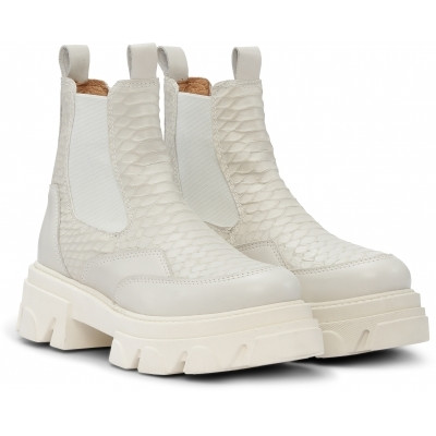 SHOE BIZ COPENHAGEN Ulrica Anaconda Cream – Divitia
