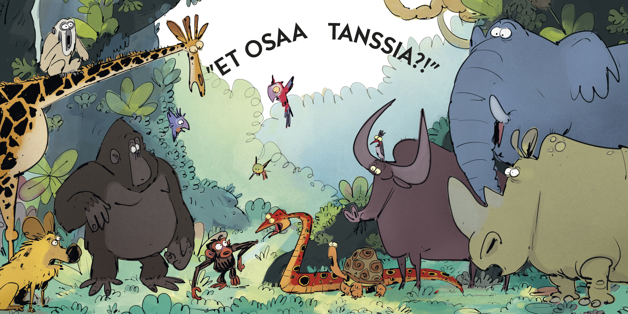 Kiukkuinen apina juhlissa – Hertta Kustannus