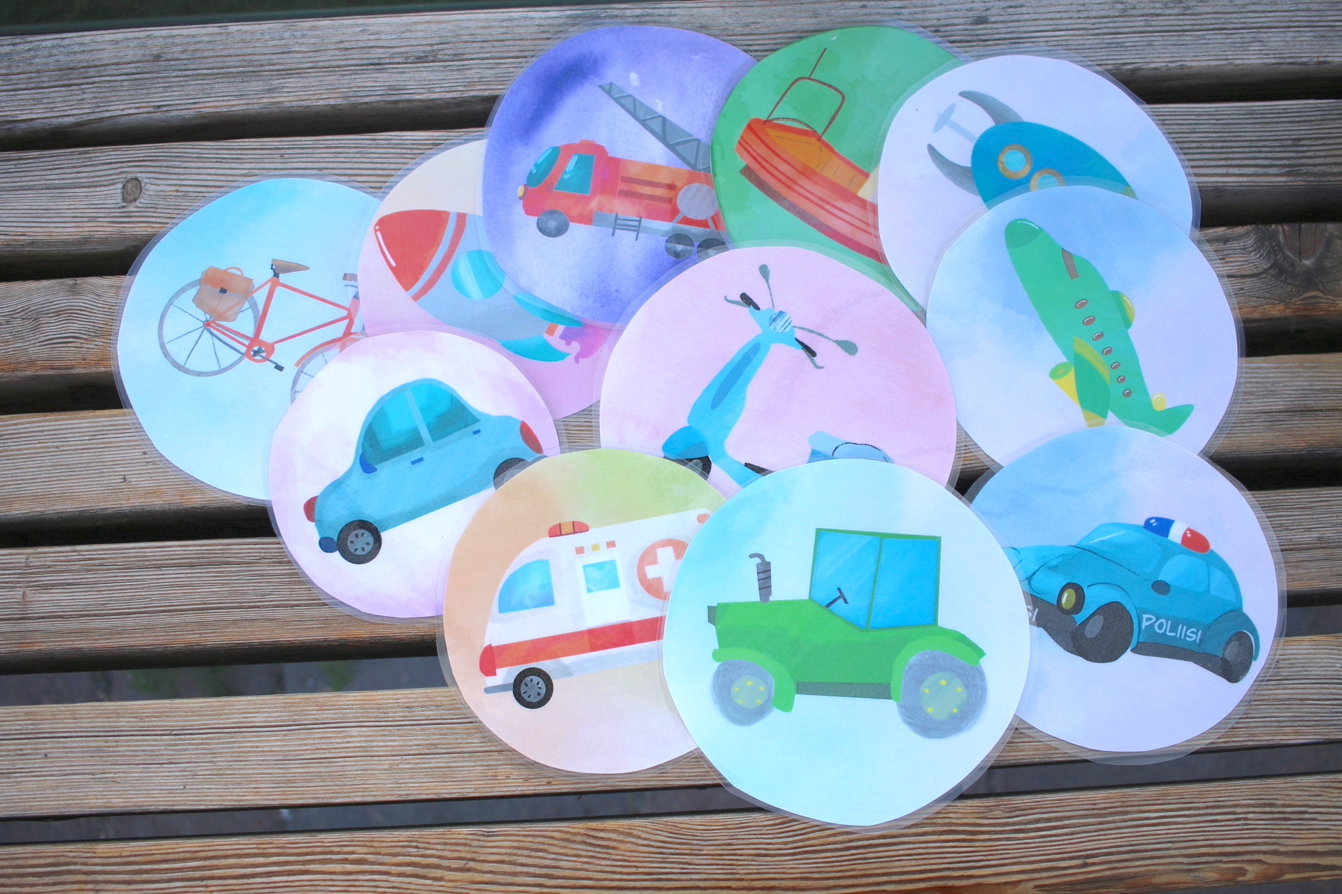 ajoneuvolorut, lorut, varhaiskasvatus, loruttelu, kielen kehitys ...