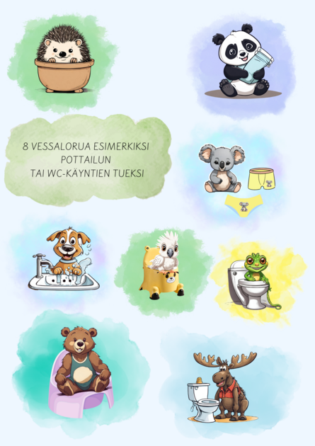 pottalorut, wclorut, lorukortit päiväkoti, päiväkoti pottailu ...