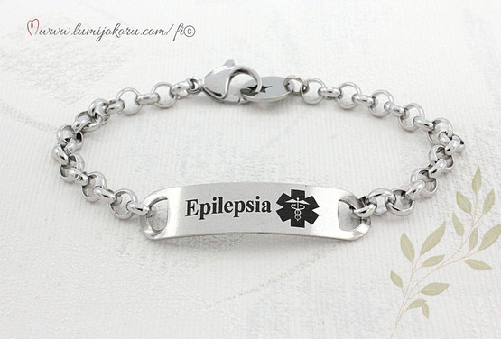 epilepsia ranneke ruostumatonta terästä – Lumijo-koru