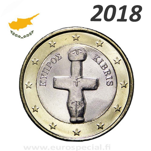 Kypros 1 € 2018 Pomosin Idoli UNC - Eurospecial.fi