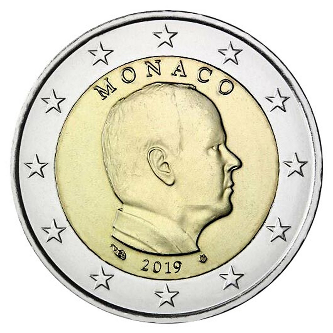 Monaco 2 € 2019 Albert II - Eurospecial.fi