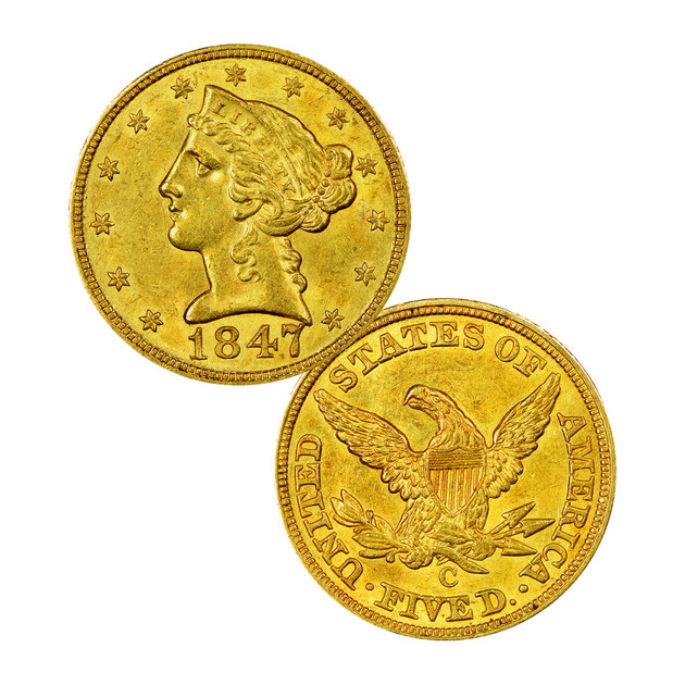 USA 1847 Liberty Head KULTA ¼ oz - Eurospecial.fi