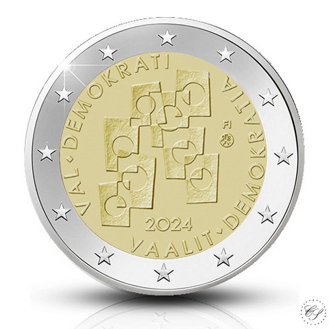 Suomi 2 € 2024 Vaalit & Demokratia - Eurospecial.fi
